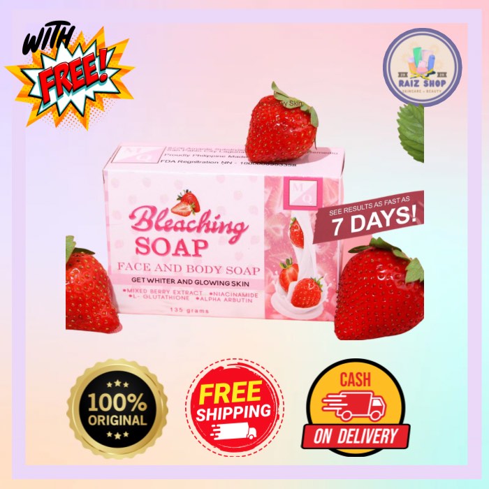 MQ COSMETICS BLEACHING SOAP ORIGINAL (NEW PACKAGING) | Lazada PH