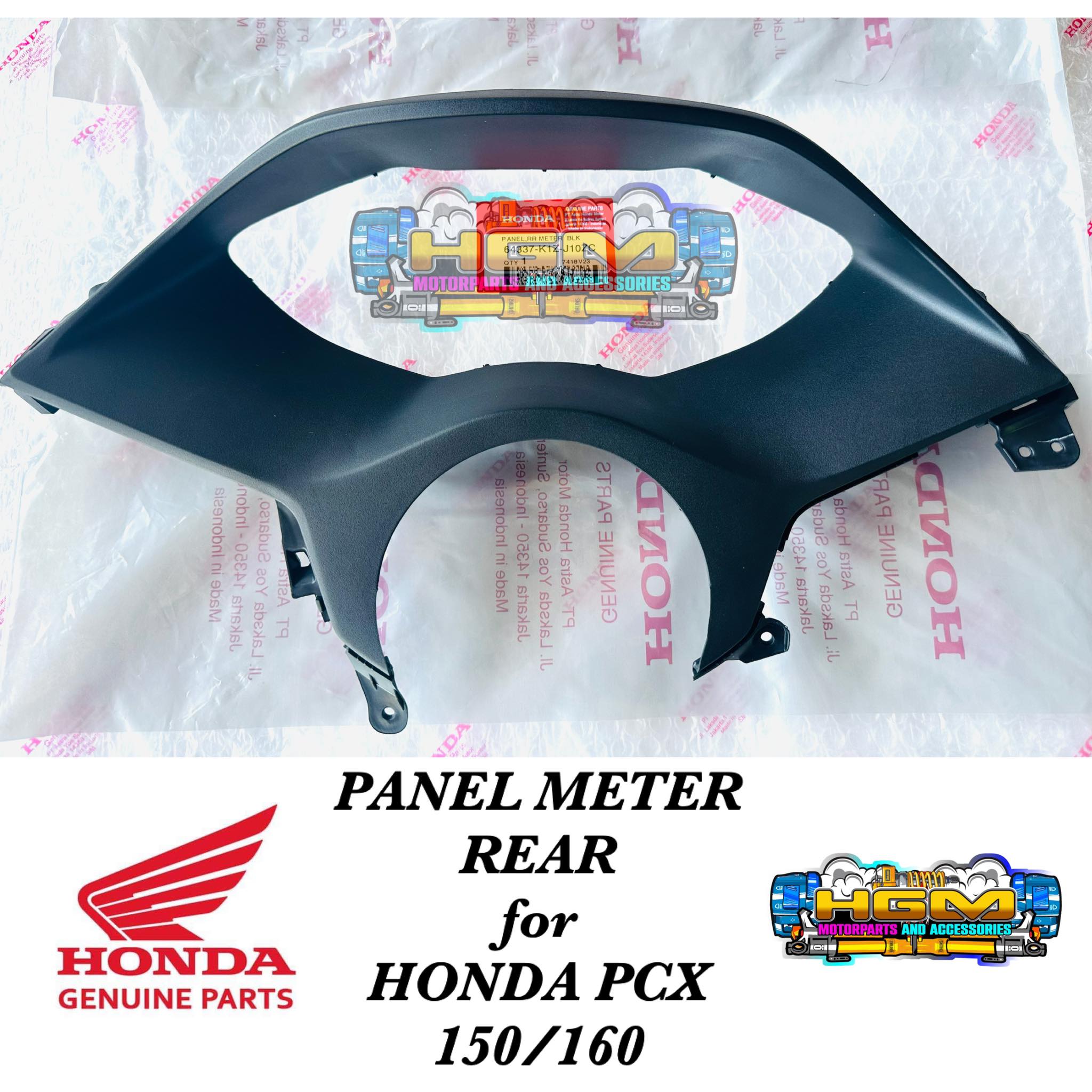 REAR METER PANEL FOR PCX 160 | HONDA GENUINE PARTS | 64337-K1Z-J10ZC ...