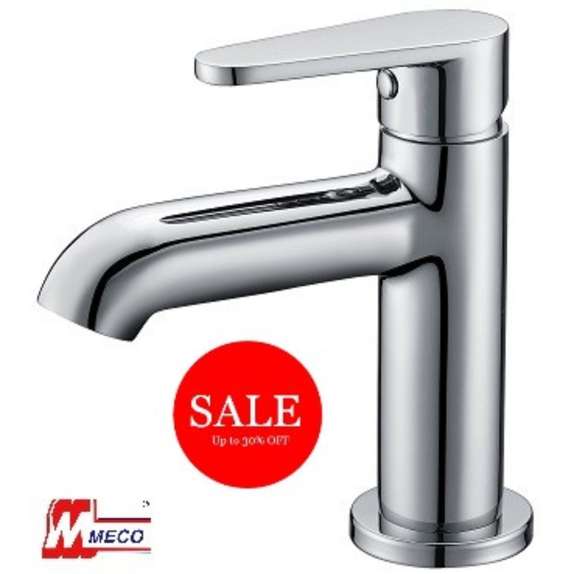 Meco Bathroom Faucet for Sink Brass Chrome Deck-mounted #2341 (Silver ...