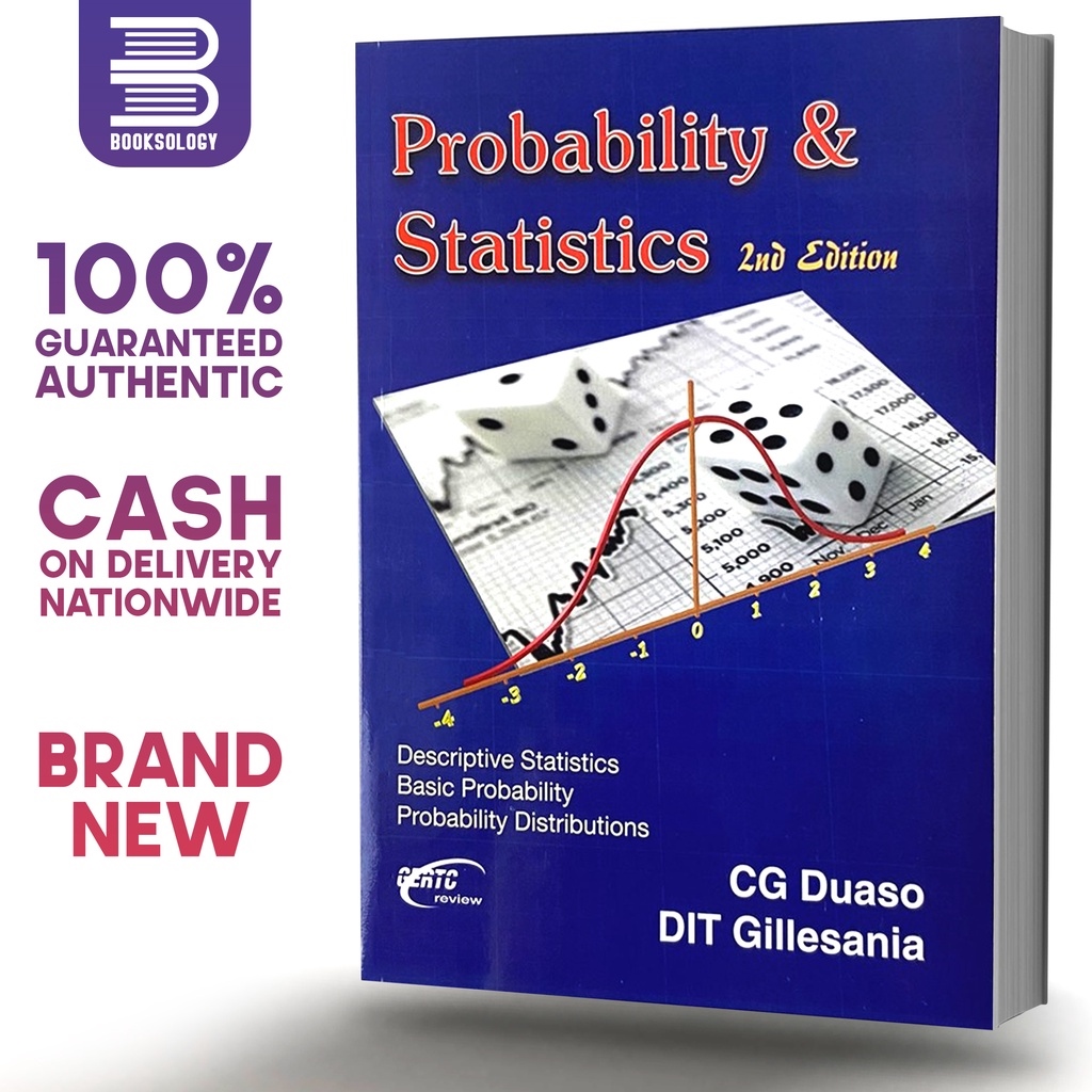 ORIGINAL - PROBABILITY STATISTICS 2nd Edition - CG Duasco DIT Gillesania | Lazada PH
