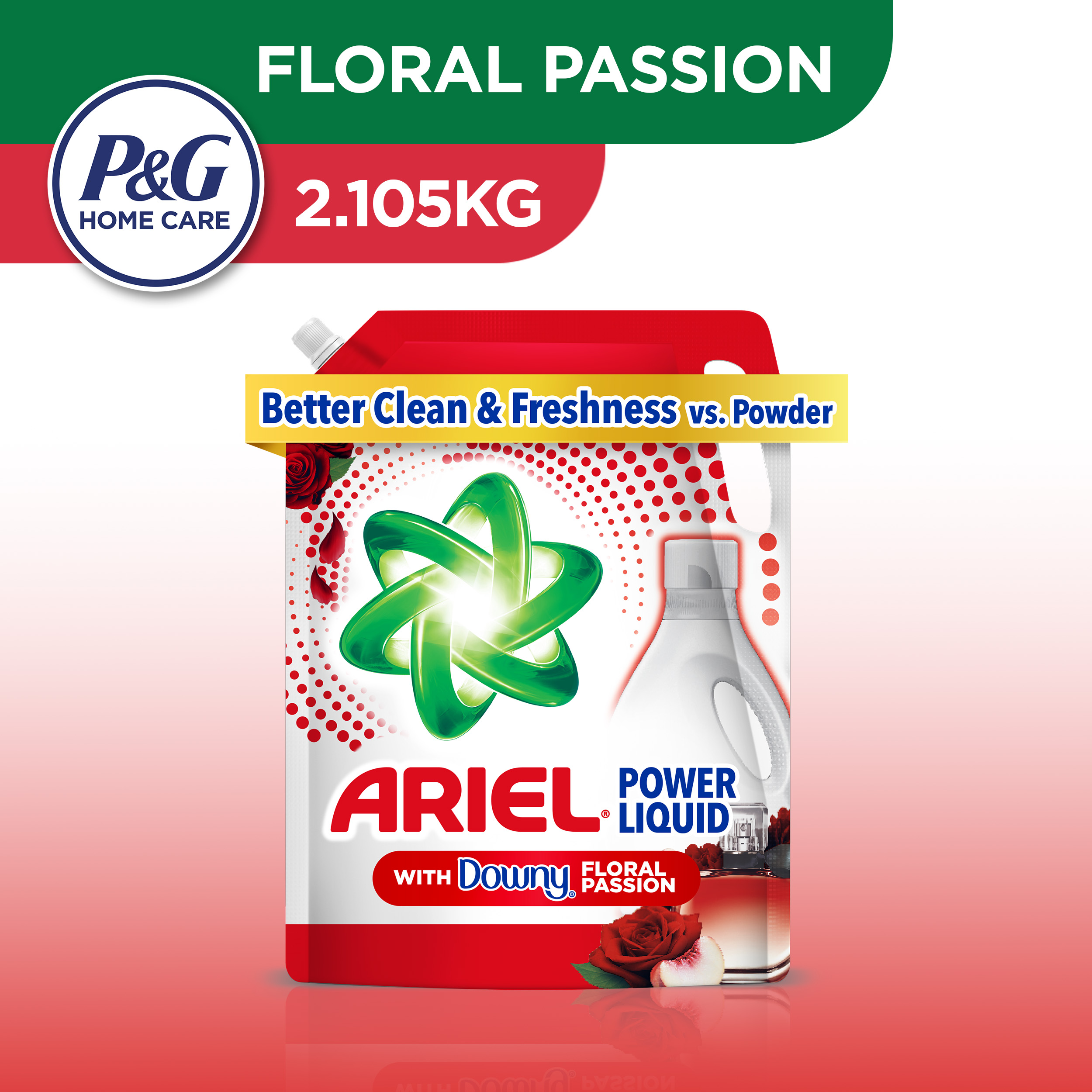 Ariel Liquid Detergent Floral Passion Sunrise Fresh 2.105 - 2.16KG Refill (Laundry, Detergent ...