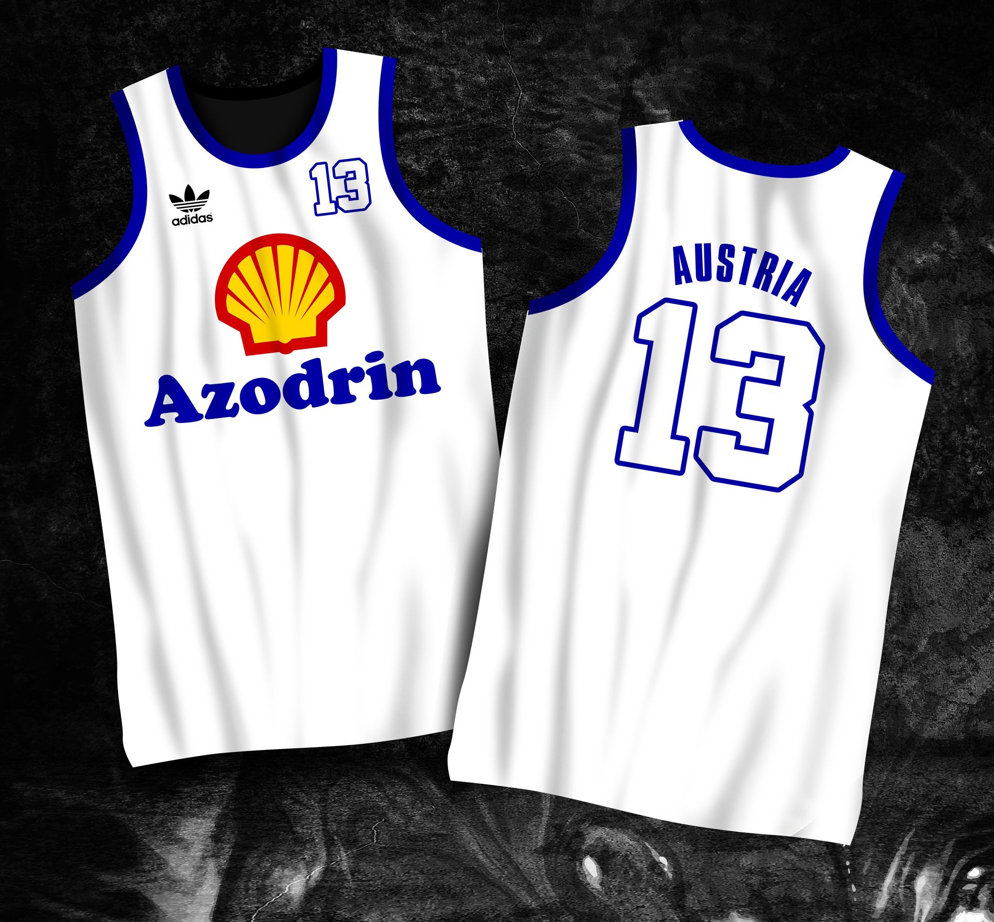 PBA RETRO JERSEY | 1985 SHELL AZODRIN LEO AUSTRIA #13 | FULL ...
