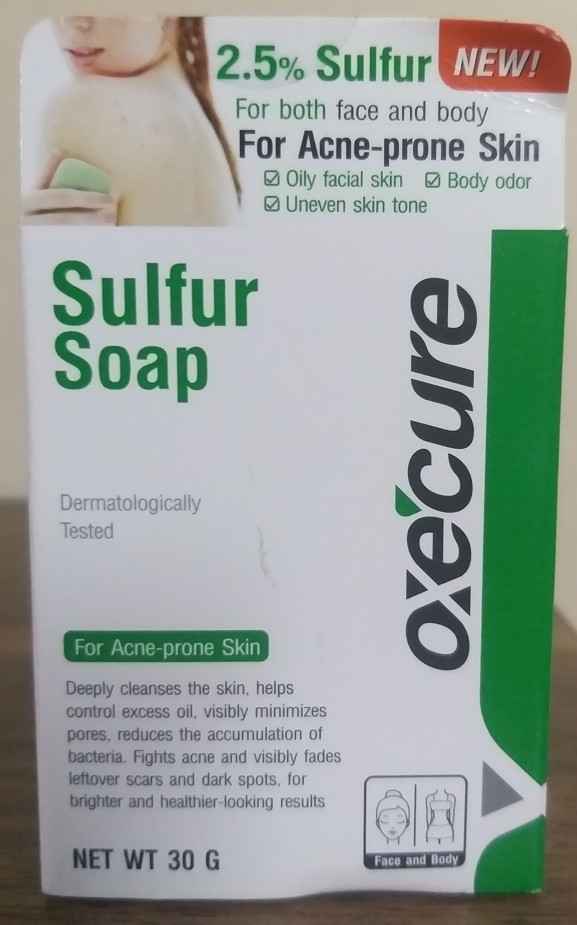 Oxecure Sulfur Bar Soap 30g | Lazada PH