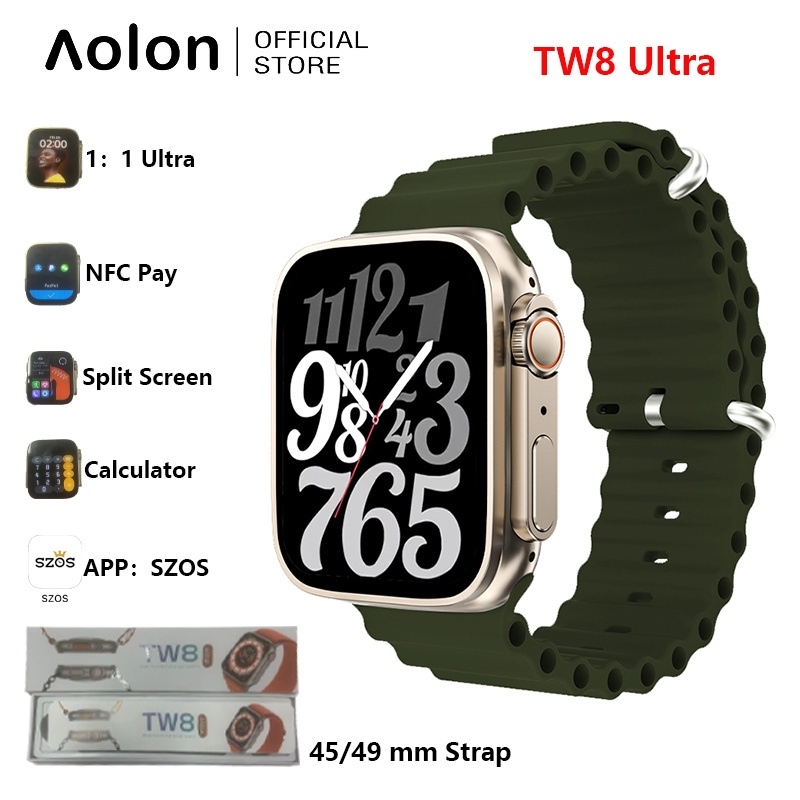 Aolon 2022 Smart Watch TW8 Ultra Series 8 NFC 49mm Smartwatch Men Women ...