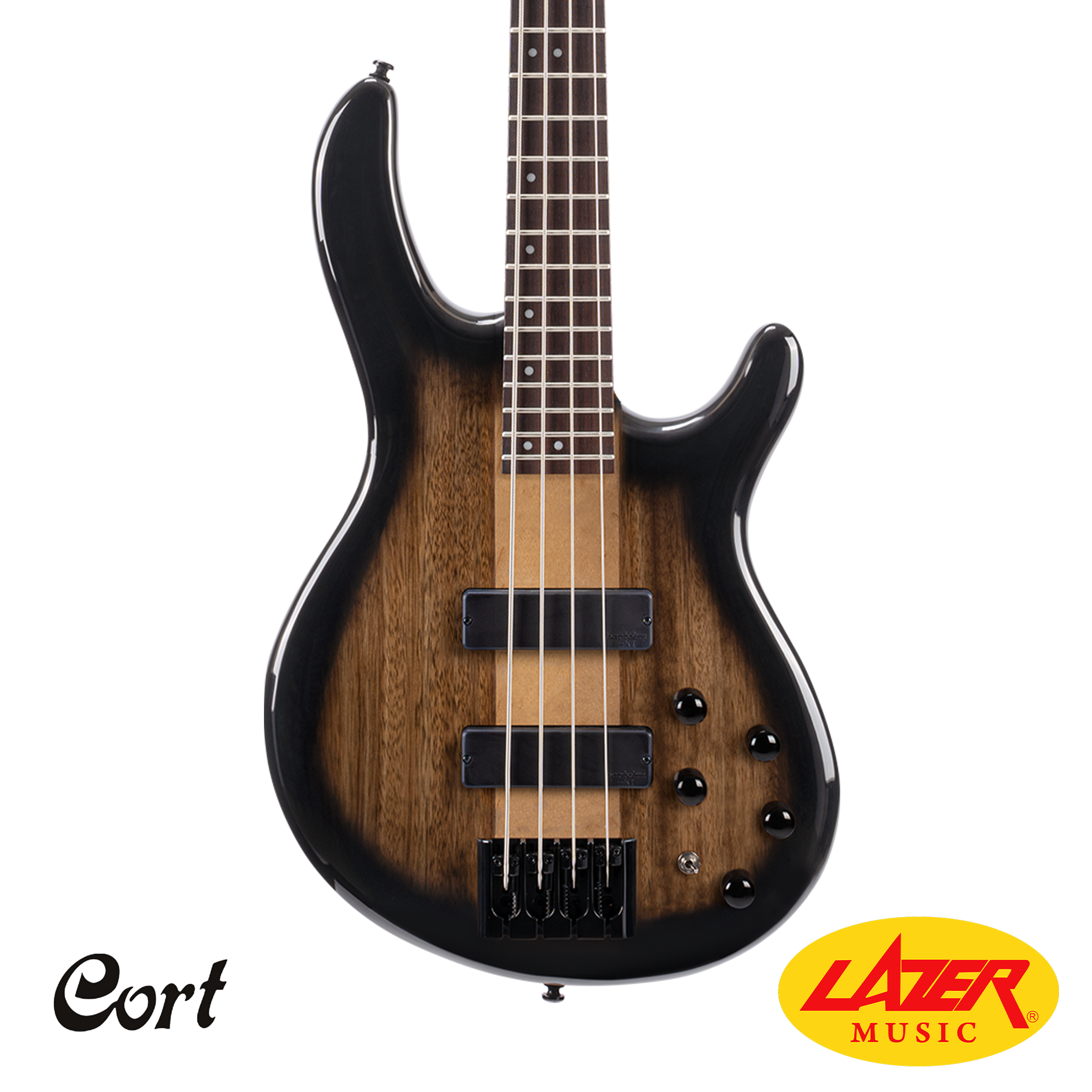 Cort C4P-ZBMH C4 Plus Hard Maple Neck Bass Guitar With Markbass ...