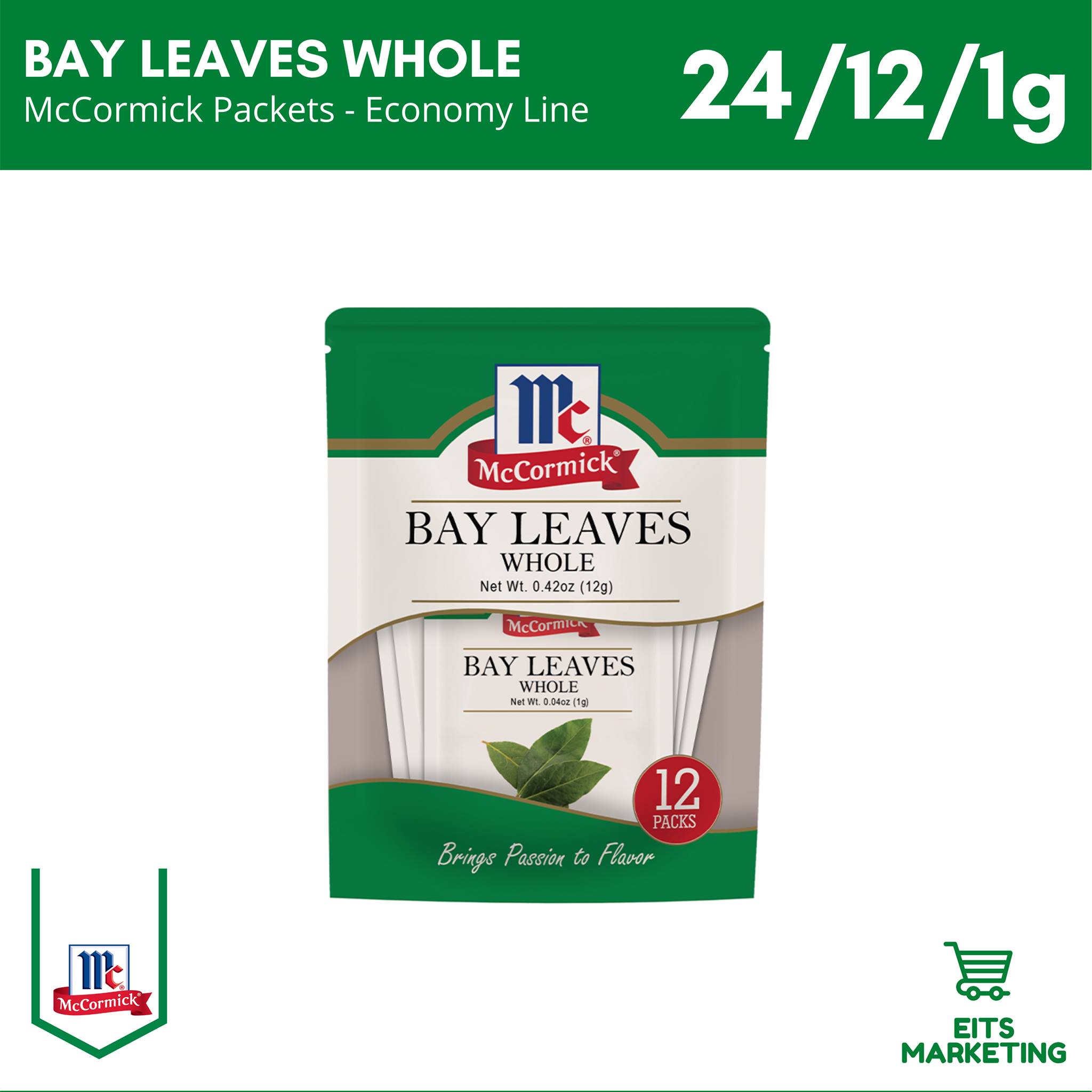 McCormick Bay Leaves Whole (Packets)12x1g | Lazada PH