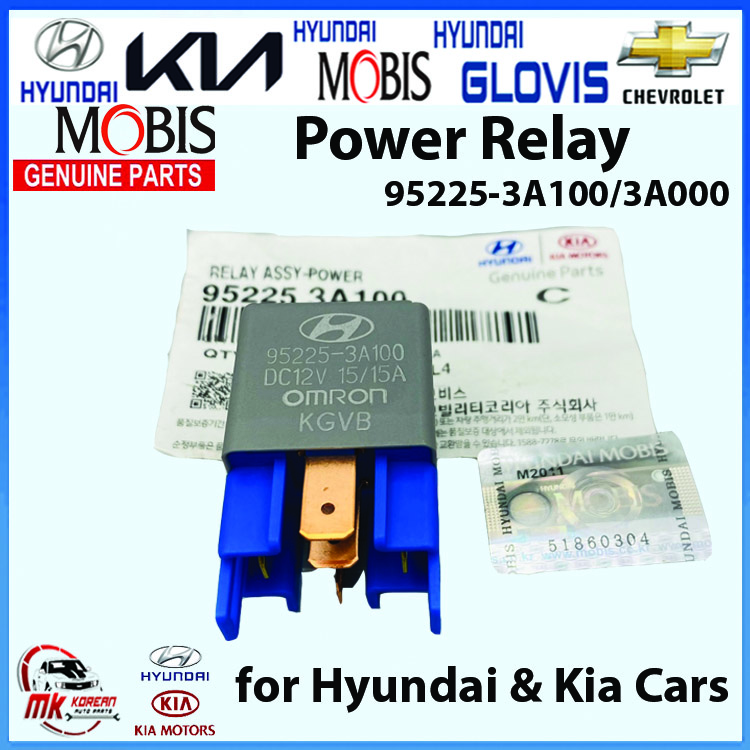 [GENUINE] Power Relay for Hyundai & Kia Cars. 95225-3A100. 95225-3A000 ...