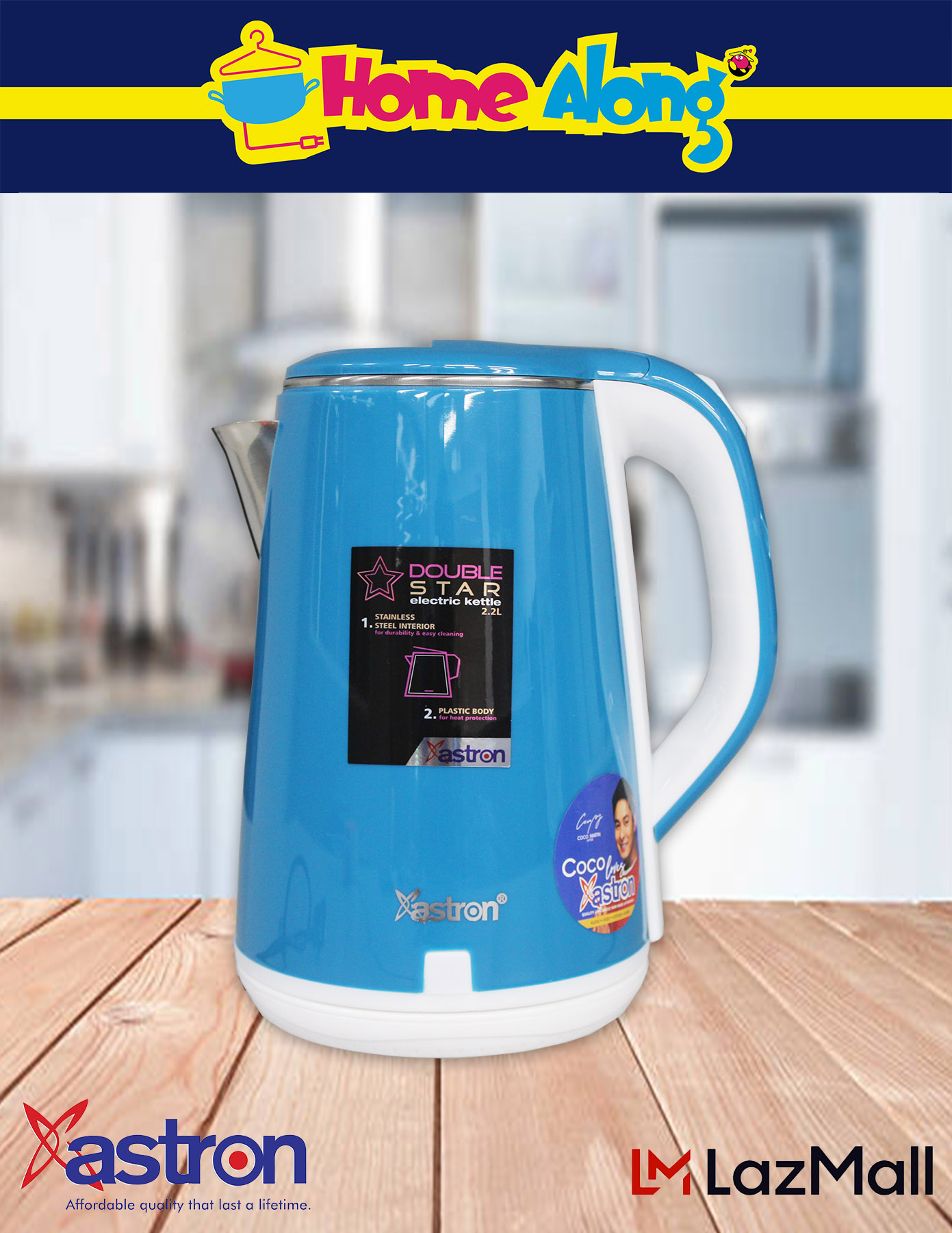 Astron Double Star Electric Kettle | Lazada PH
