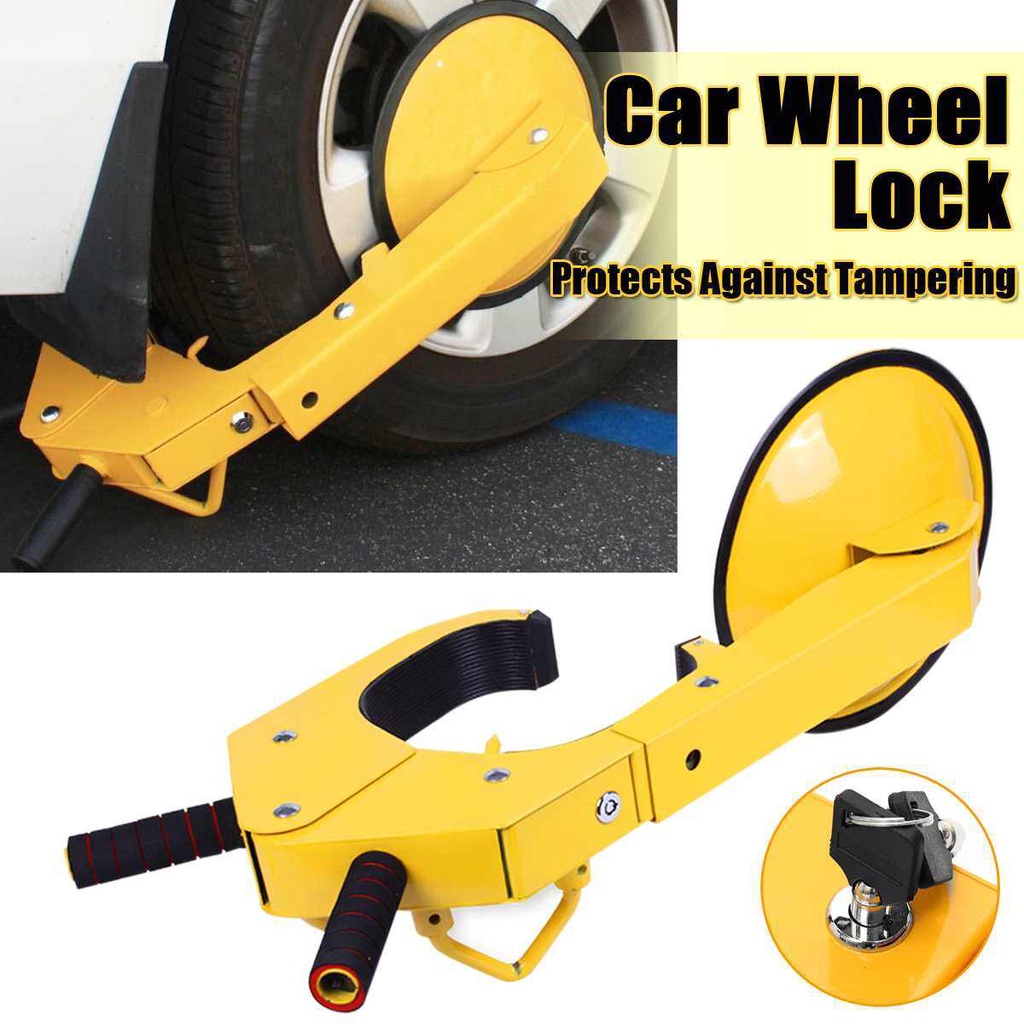 Car Tire Lock - Heavy-Duty Anti-Theft Wheel Clamp for Sedans - Secure ...