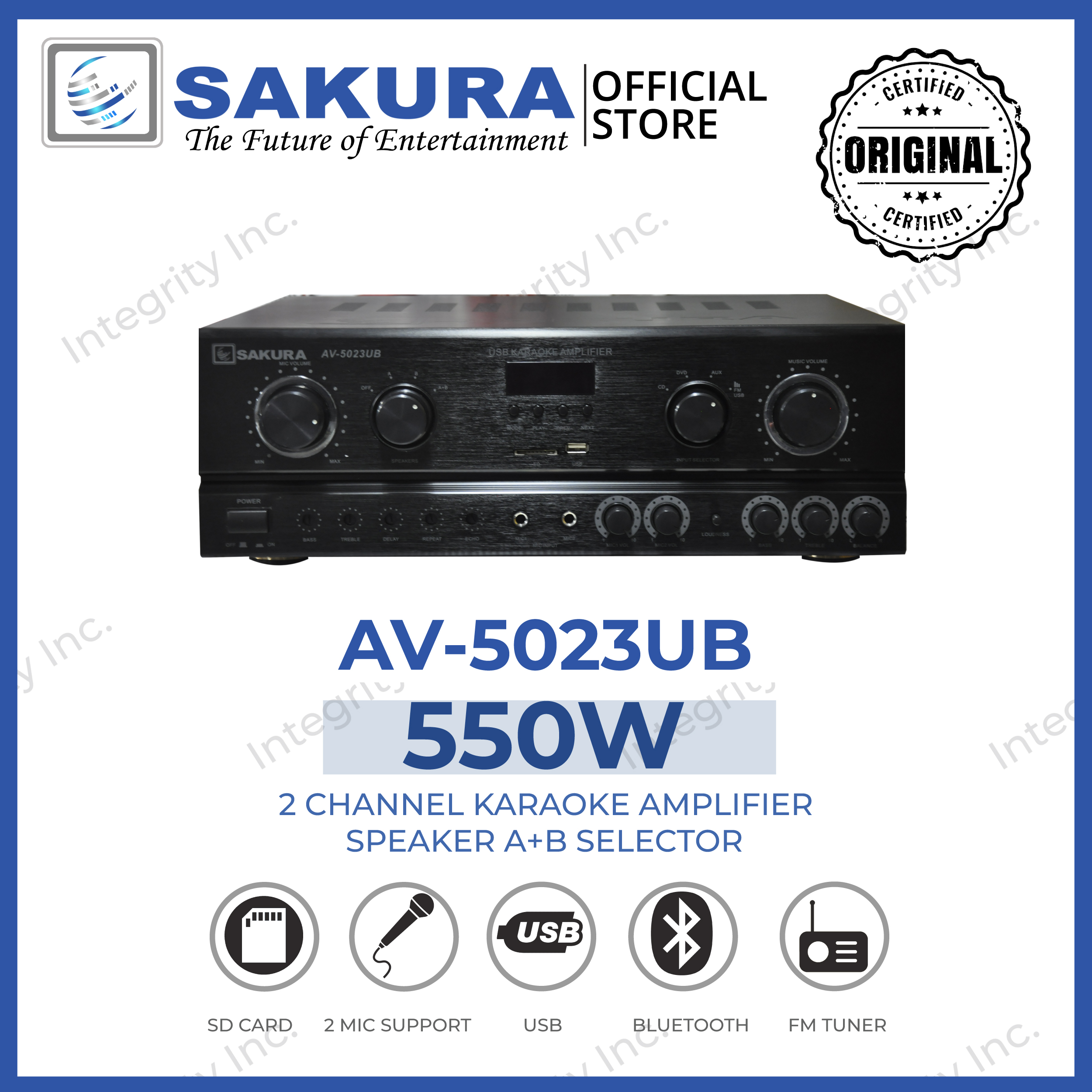 SAKURA AV-5023 UB MIXING AMPLIFIER | Lazada PH