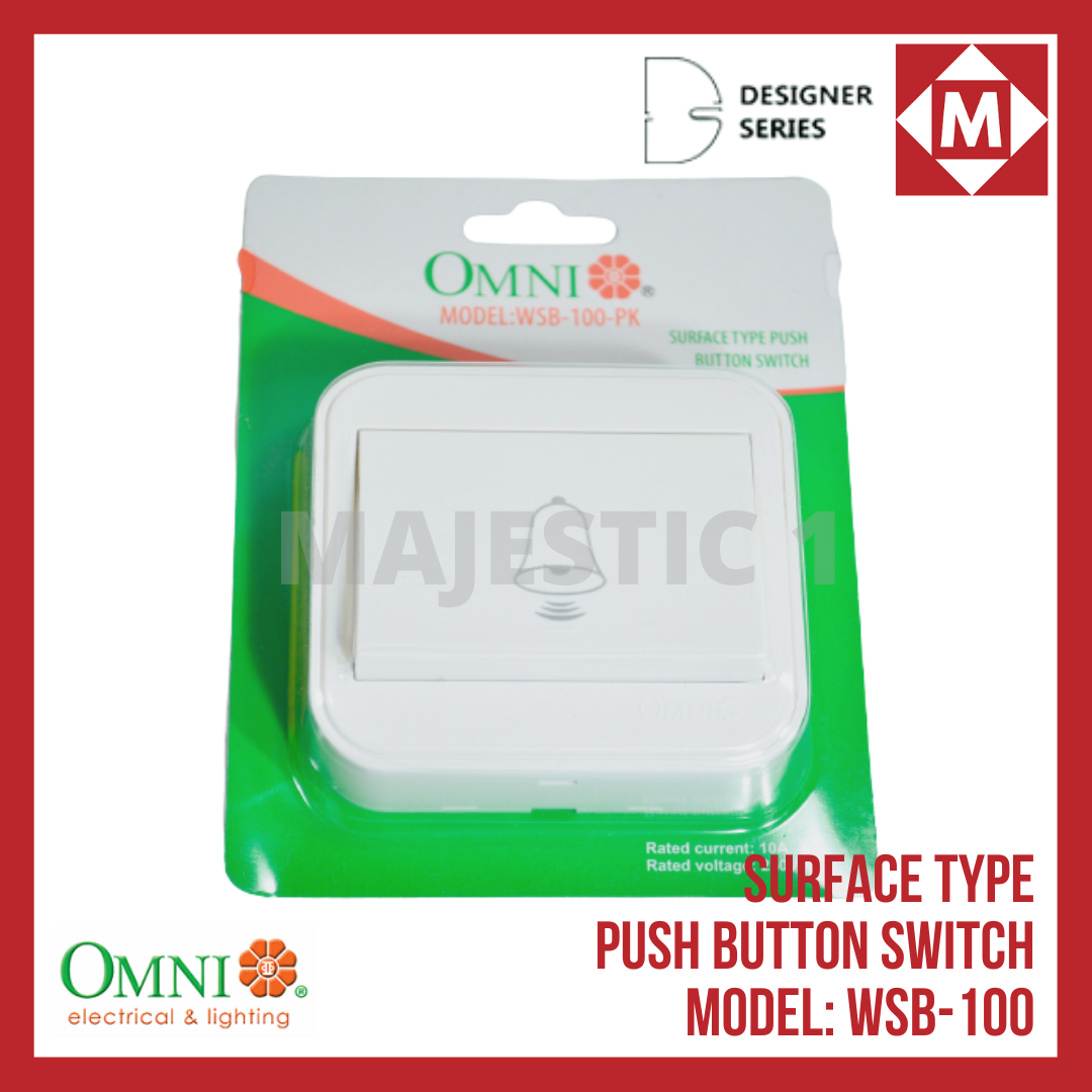 Omni Surface Type Push Button Switch WSB-100-PK | Lazada PH