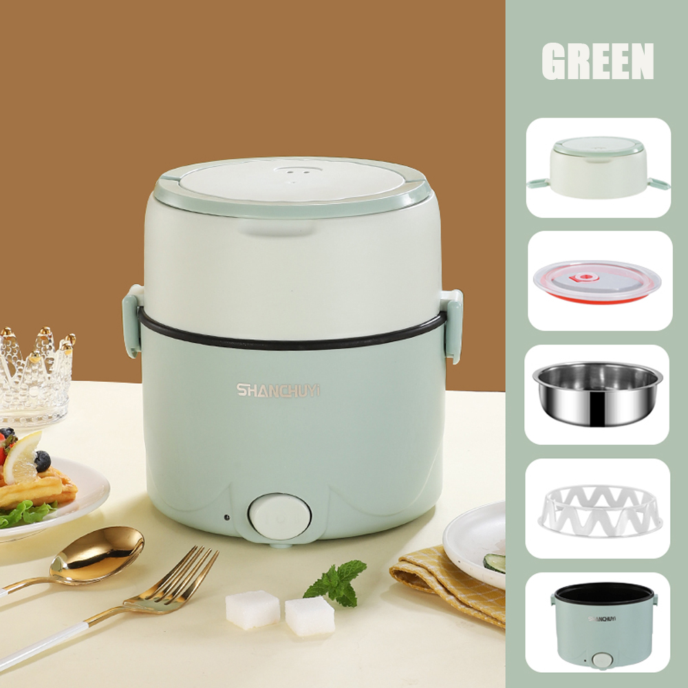 Electric Lunch Box Portable Lunch Box Cooker Portable Mini Rice Cooker ...