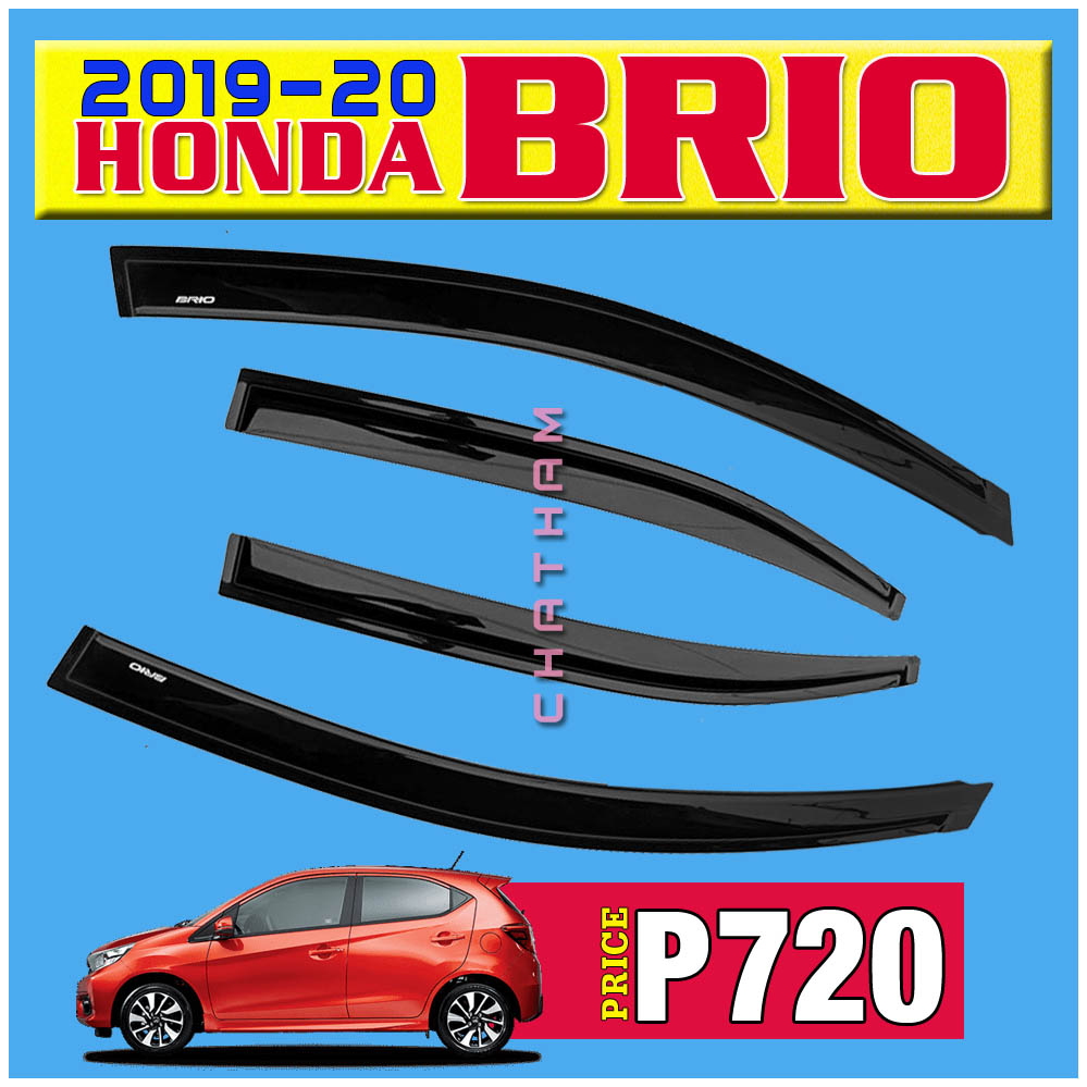 Window Visor Rain Guard for Honda Brio 2019 - 2021 | Lazada PH