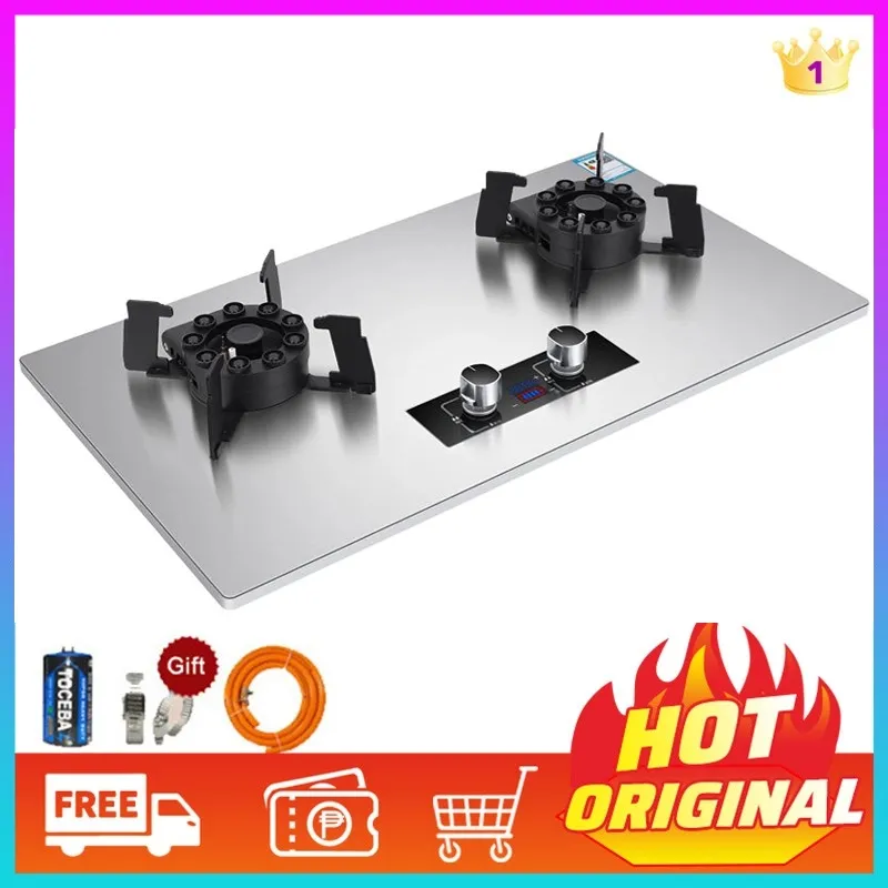 Gas Stove Embedded Natural Gas Liquefied Petroleum Gas Stainless Steel ...