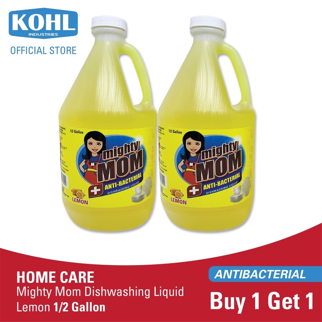 Kohl Industries Corp 1/2 Gallon Mighty Mom Antibacterial Dishwashing ...