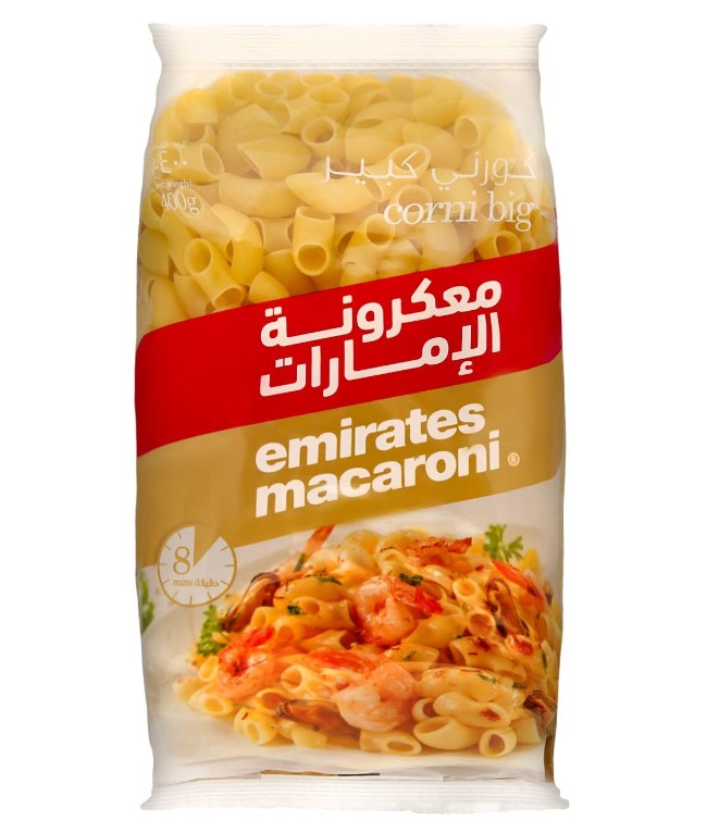 Emirates Macaroni Corni Big Pasta, 400GRAMS | Lazada PH