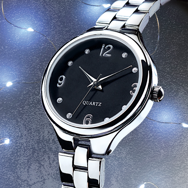 Avon Watch ~ JENNIE Silver tone Watch. Metal Strap analog watch with ...