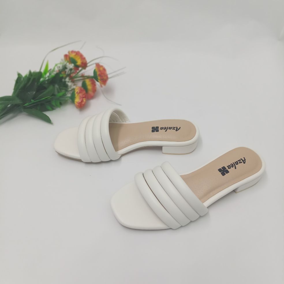 Azalea Denise in White - 1 inch Heel Sandals | Lazada PH