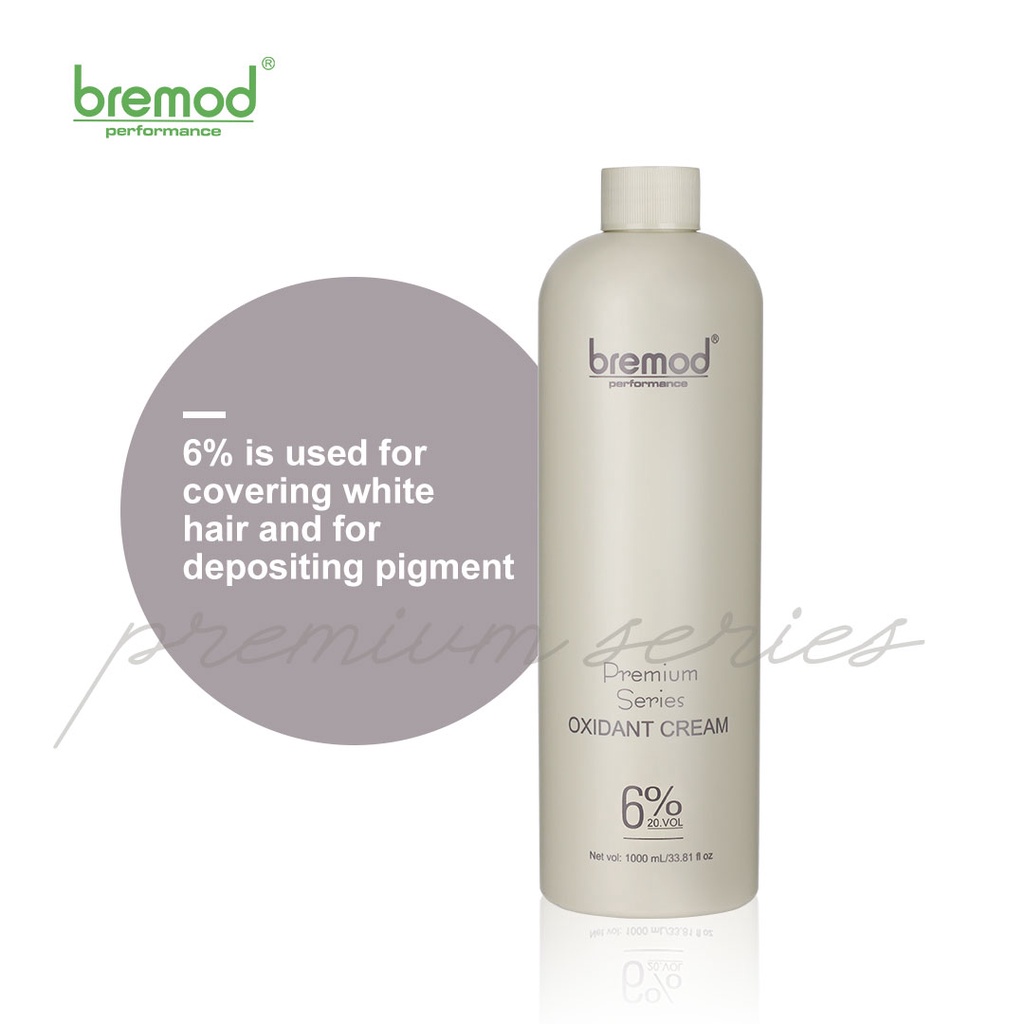 Bremod Premium Series Oxidizer cream 1000ml hair dye hair color long ...