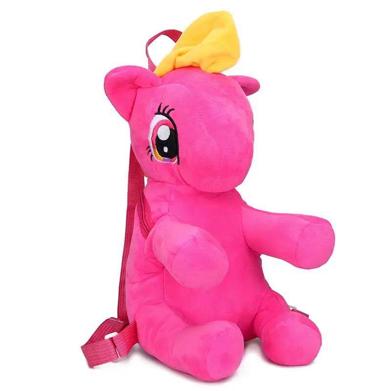 cute fashion Cartoon character My Little Pony Plush backpack | Lazada PH