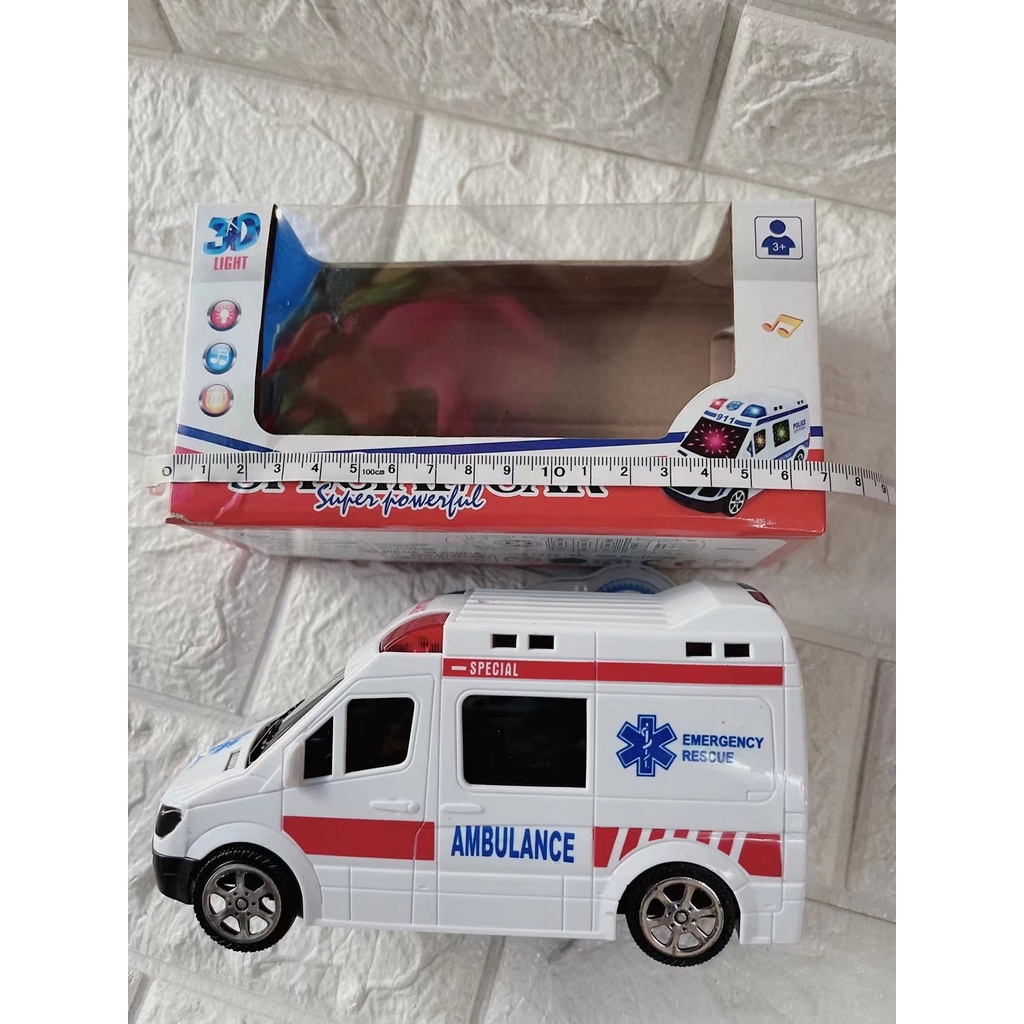 Ambulance Emergency toy Bump and light smallor big | Lazada PH