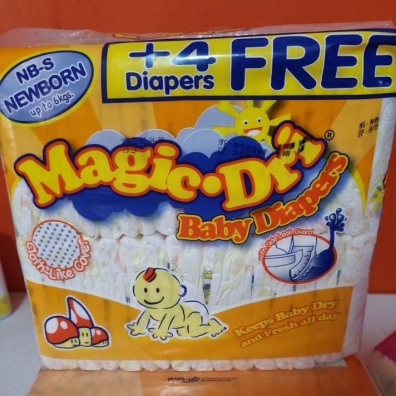 magic dri taped diapers 30's (NB-small, Medium, Large, XLarge, XXlarge ...