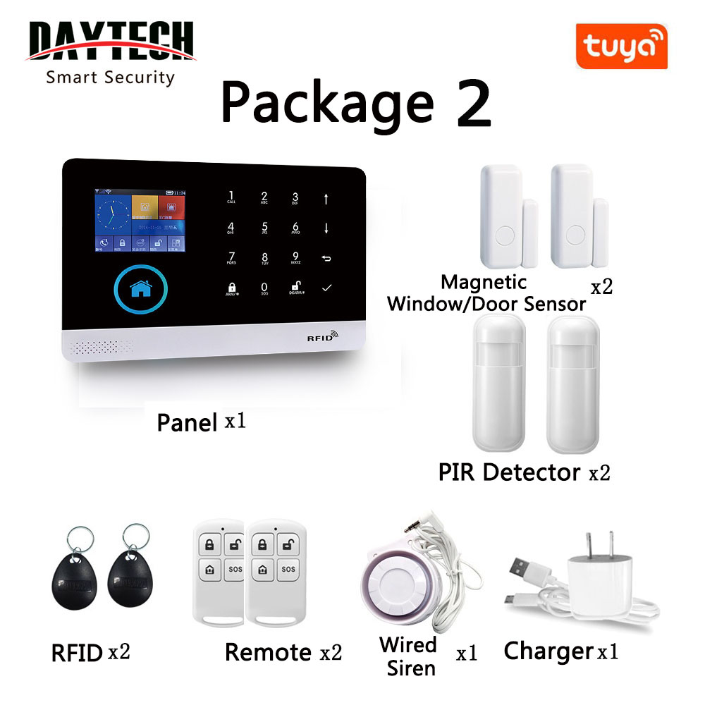 DAYTECH Burglar Alarm System Anti-Theft Smart Home Security Alarm ...
