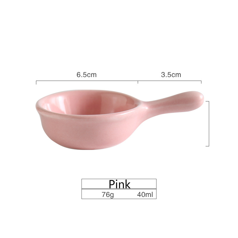 Ceramic Sauce Dishes Colorful Mini Bowl Ketchup Side Dish Tableware ...