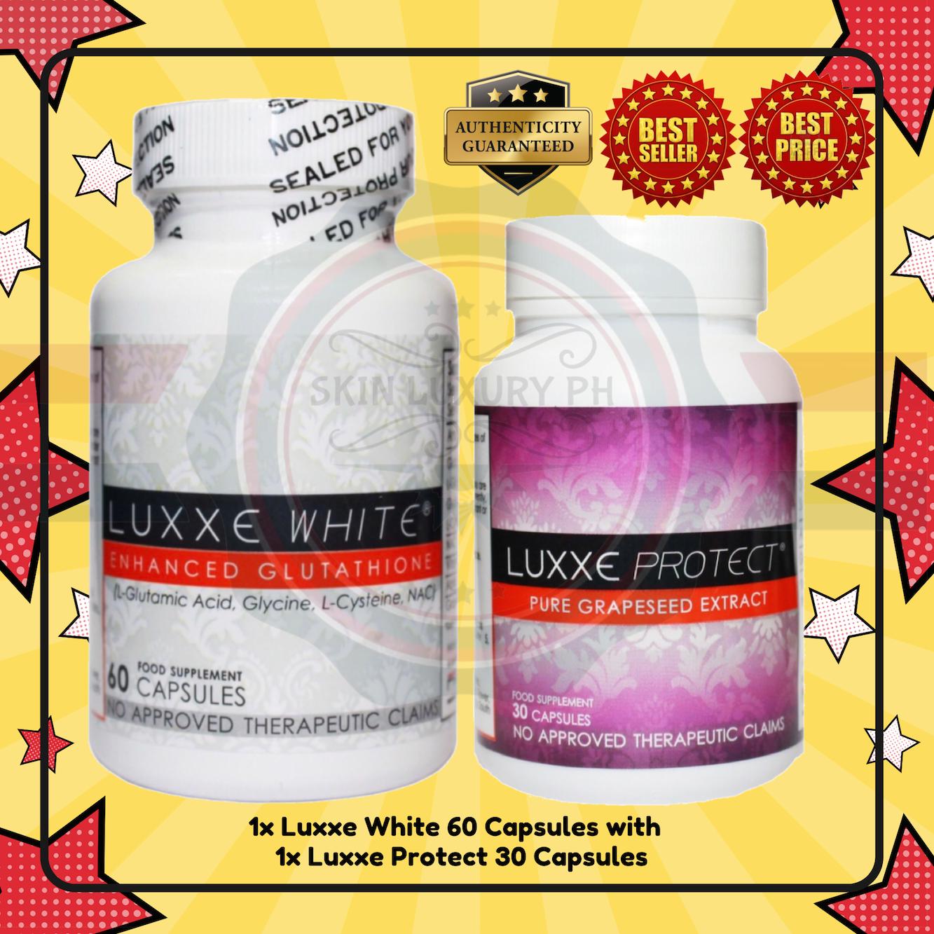 LUXXE WHITE 60 Capsules with LUXXE PROTECT 30 Capsules | Lazada PH