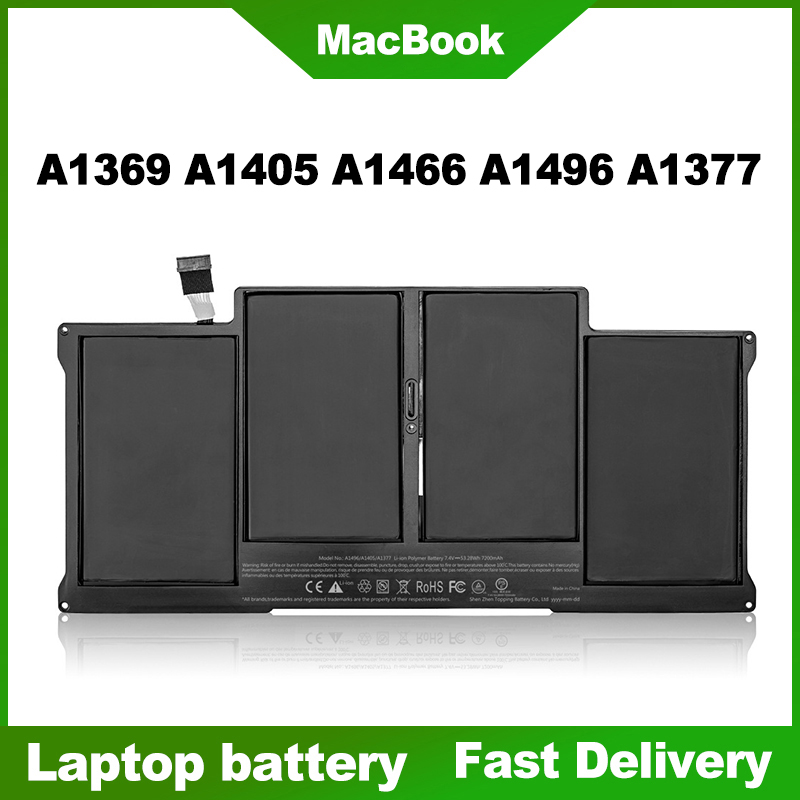Laptop Battery For MacBook Air 13 A1466 A1369 A1405 A1377 A1496(2010 ...