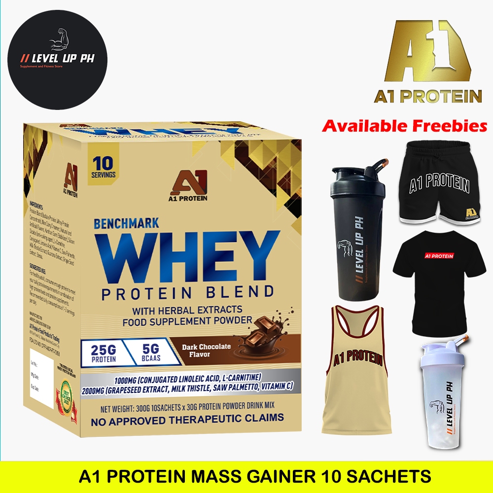 A1 Protein Benchmark 100% Whey Protein 10 Serving (NEW TASTE FORMULA ...
