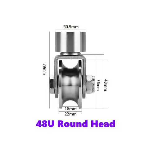 【COD+Local spot+fast delivery】304 Stainless Steel 48H/V/U Roller For ...