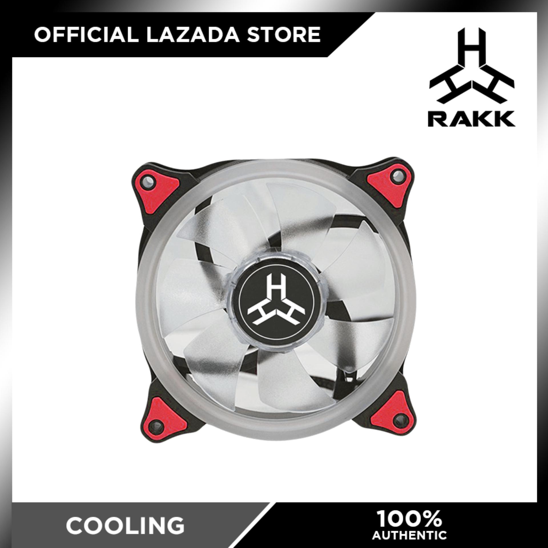 RAKK OUNOS X 120mm Chassis Fan|1302 RPM Eclipse LED Hydraulic Bearing ...