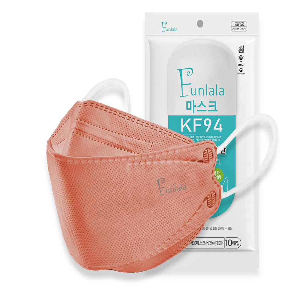 100pcs Funlala KF94 Adult Mask 4ply Original Korea KF94 Face Mask with ...