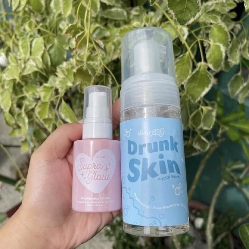 (COD) Dear Face Drunk Skin Facial Wash | Dear Face Supra Glow ...
