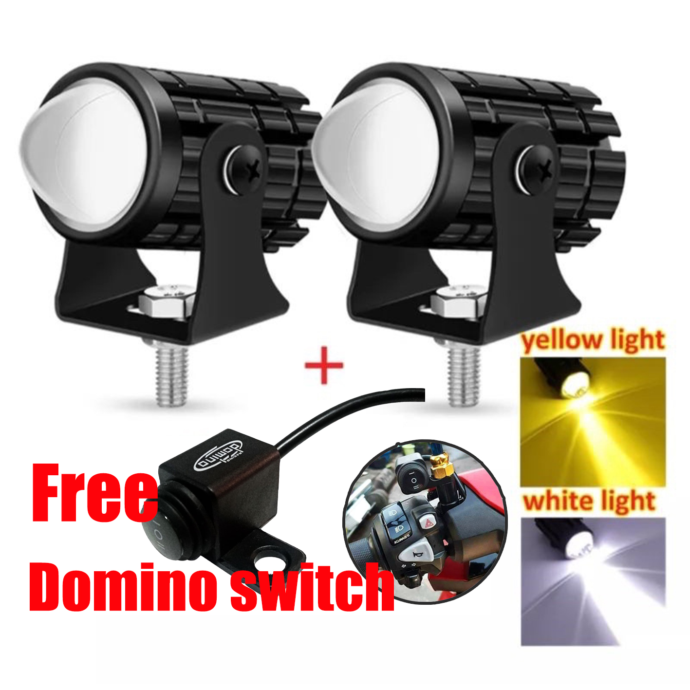 3" Dual Color LED Light Bar 140W Super Bright Spot Mini driving light ...