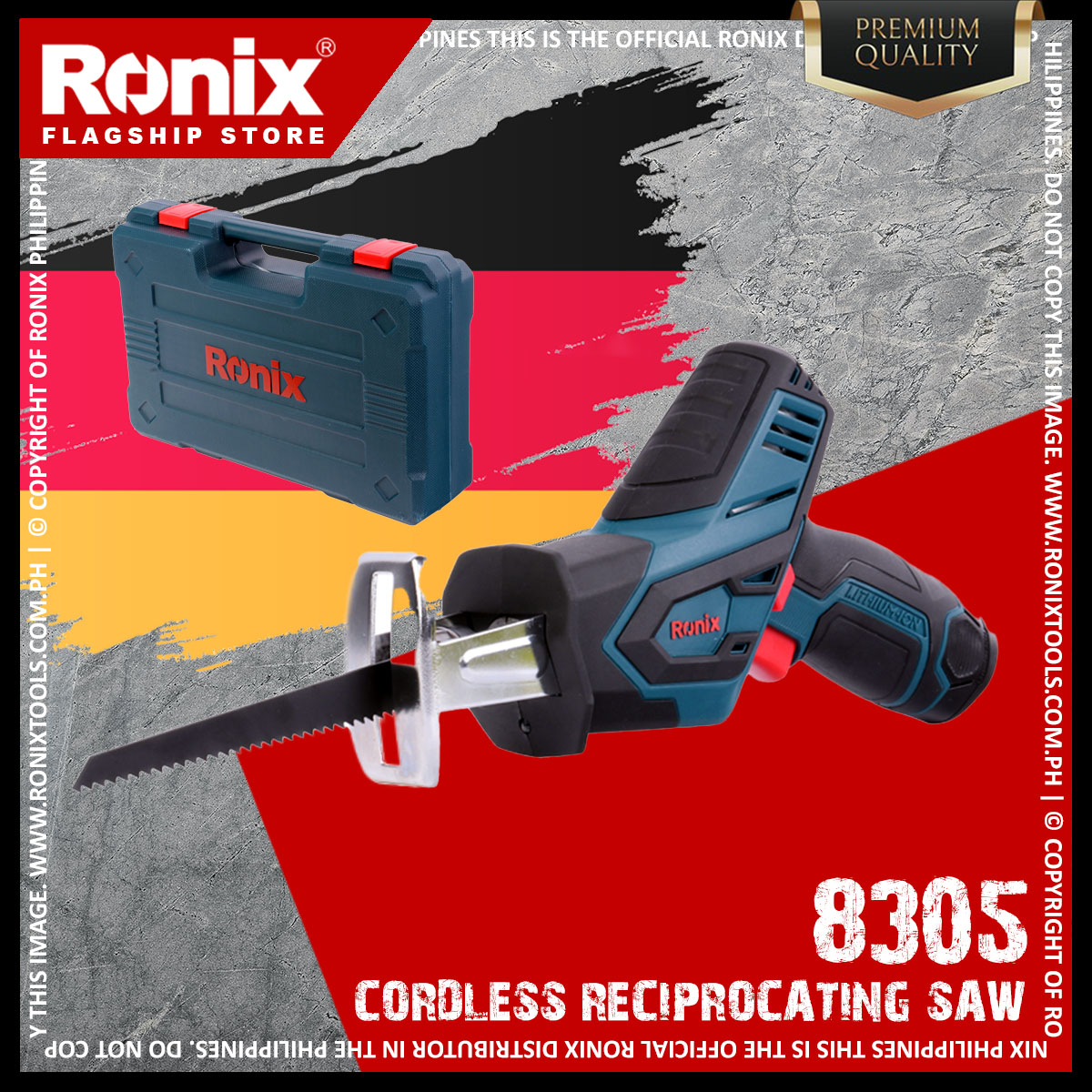 New Arrival! 🇩🇪 Ronix 8305 Premium Quality Cordless Reciprocating Saw ...