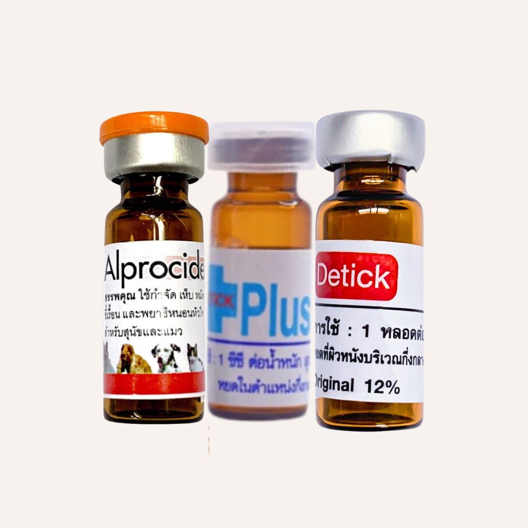 Detick, Detick Plus, and Alprocide 1cc and 2cc Detick Anti Tick ...