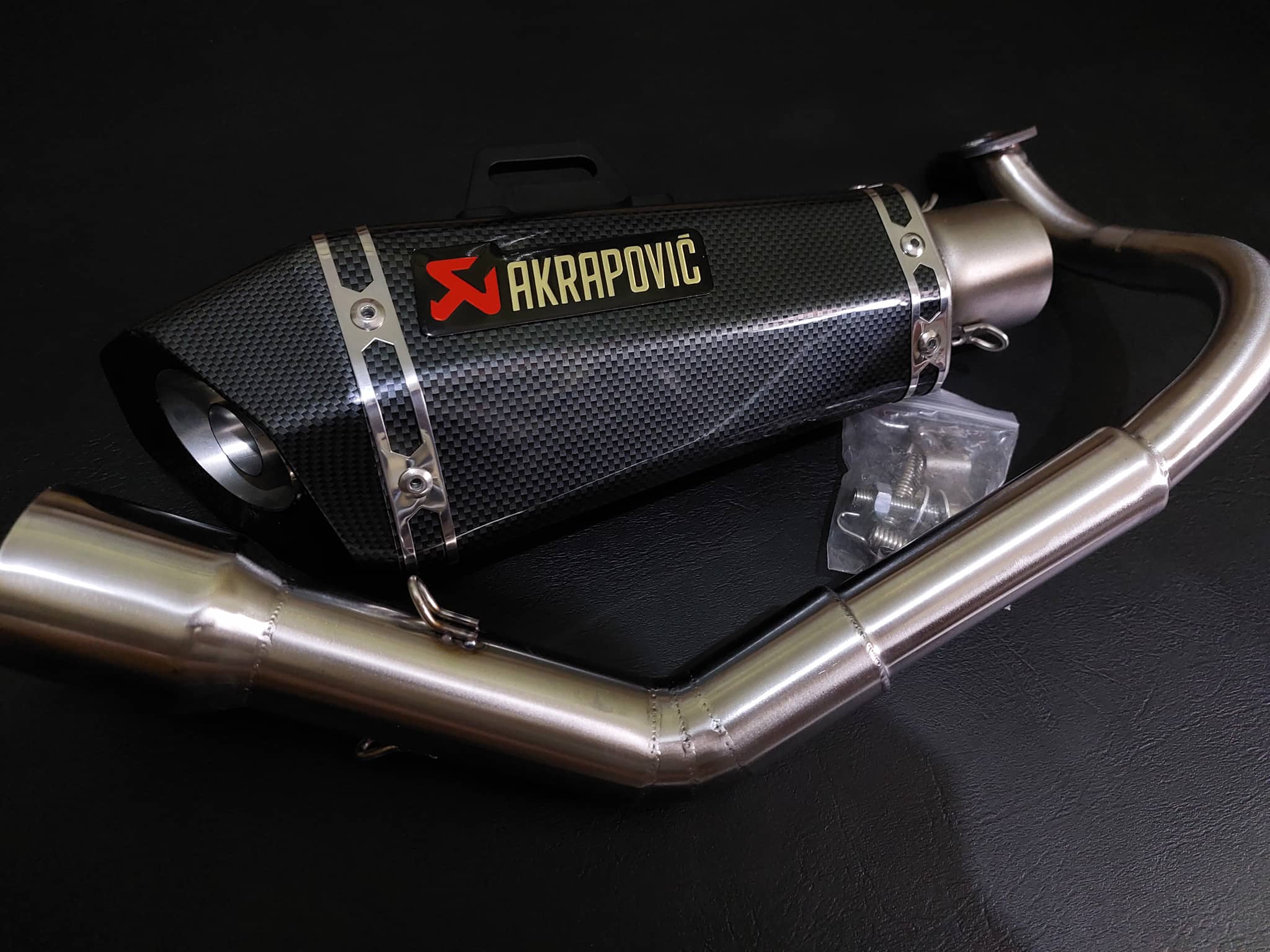 Akrapovic Hexa tip for Honda Click Full System for all versions | Lazada PH