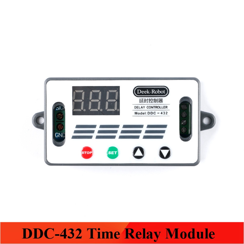 Deek-Robot DDC-432 Dual MOS LED Digital Delay Controller Time Delay Relay Trigger Cycle Timer ...