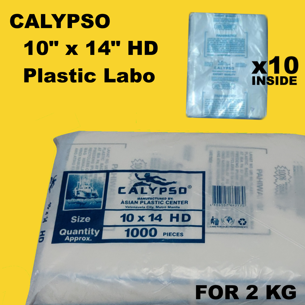CALYPSO 10x14 HD PLASTIC LABO 2kg (1000 pieces) | Lazada PH