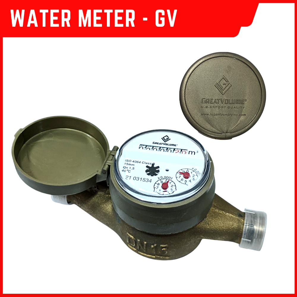 WATER METER 1/2" - GV (WM12G) | Lazada PH