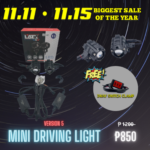 [PROMO] LAZX MINI DRIVING LIGHT - VERSION 5 W/ FREE 3 WAY SWITCH ...
