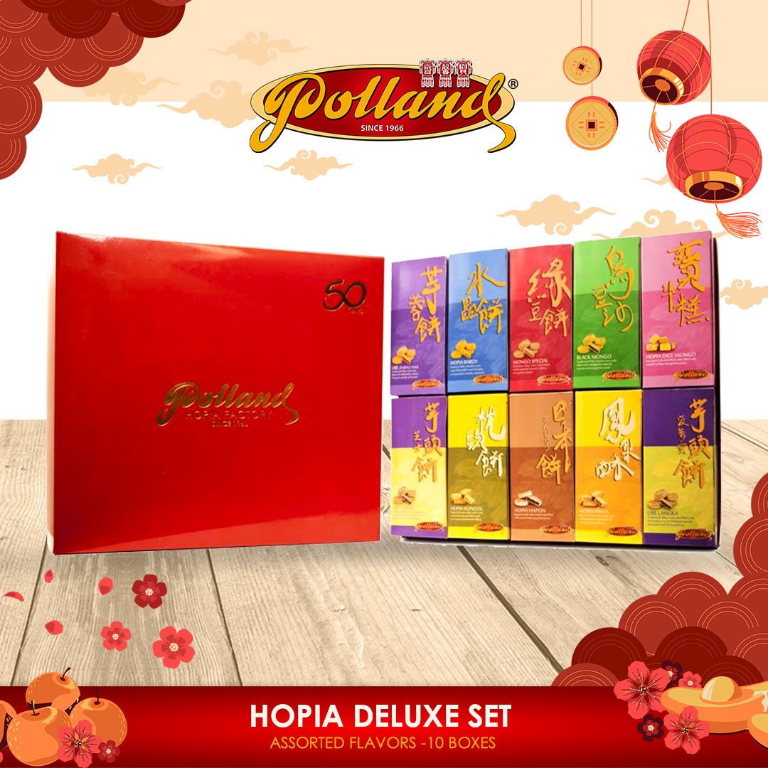 Polland Hopia Deluxe Set (Assorted Flavors) 10 Boxes - Festive Sweets ...
