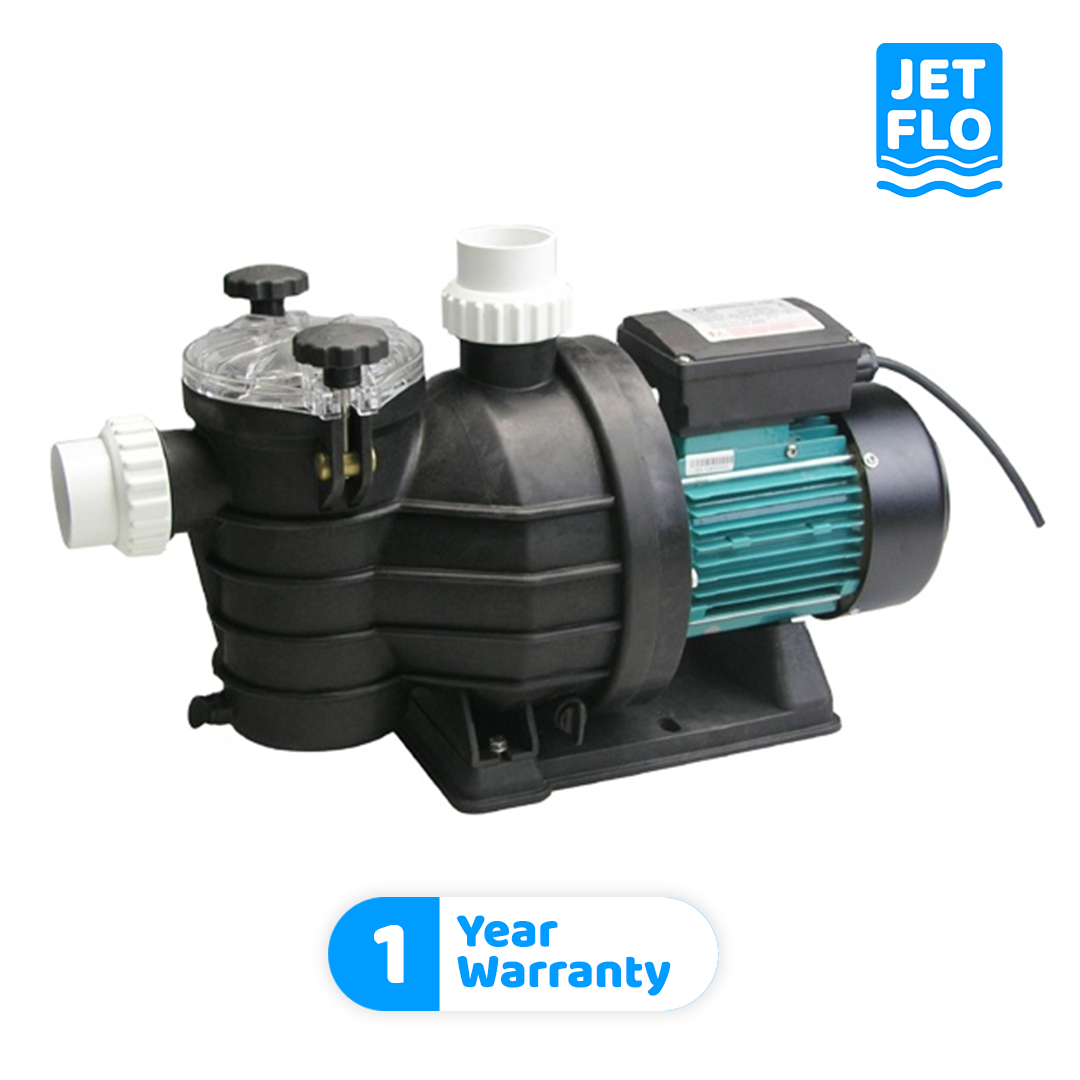 Jet-Flo SBP100 Swimming Pool Pool Pump, 1Hp 230V 3.8A, 50 mm connection ...