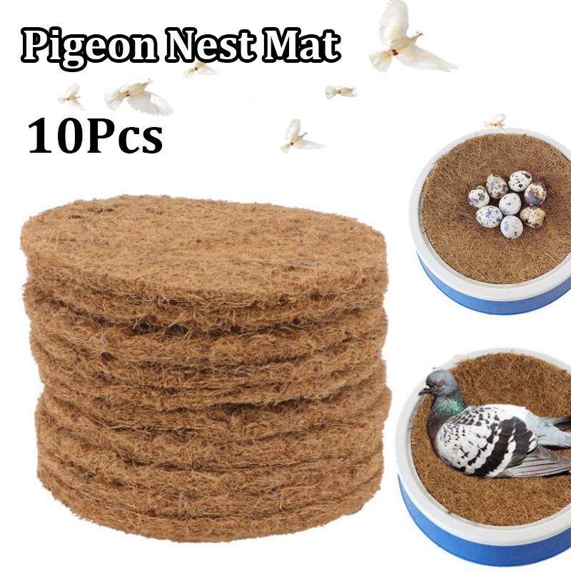 5/10/20Pcs Pigeon nest mat Coconut fiber Pigeon nest bowl pad for dove ...