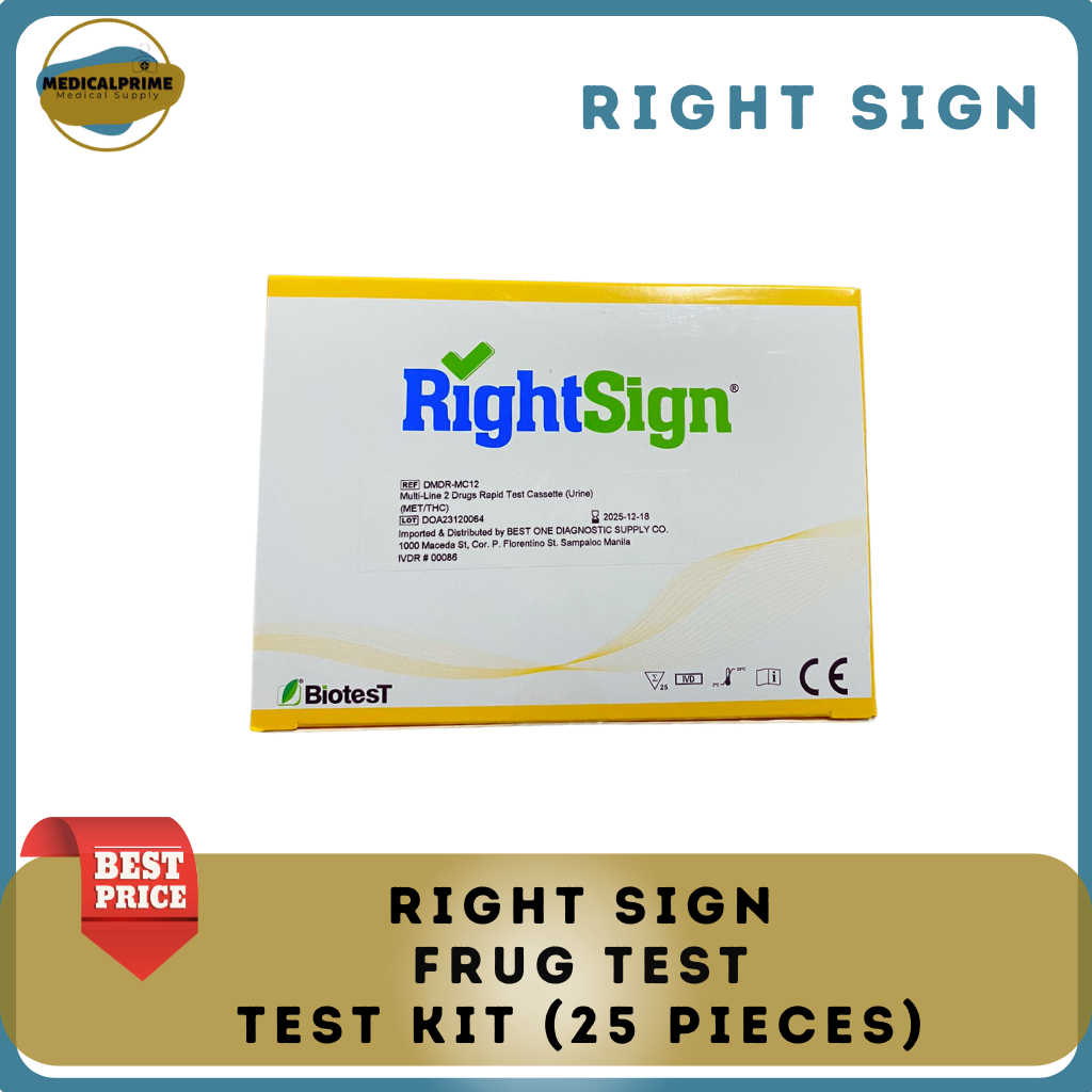 Right Sign DT Test Kit for METH/THC FDA Approved | Lazada PH