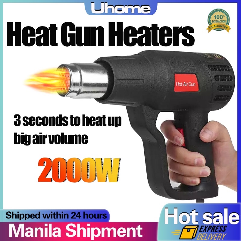 COD 2000W Industrial Heater Stepless Temperature Adjustable Gun Tools ...