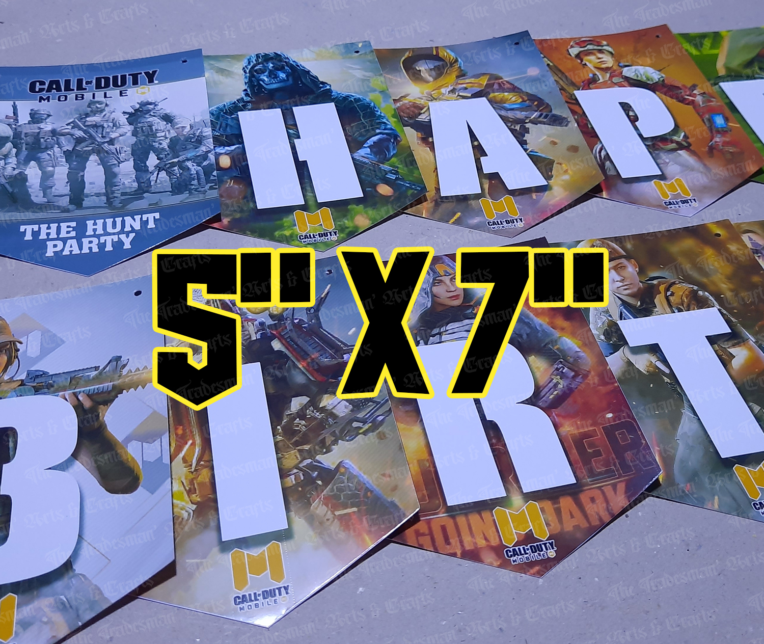 CALL OF DUTY: Mobile / CODM Theme Party Banner Set - with FREE NAME ...