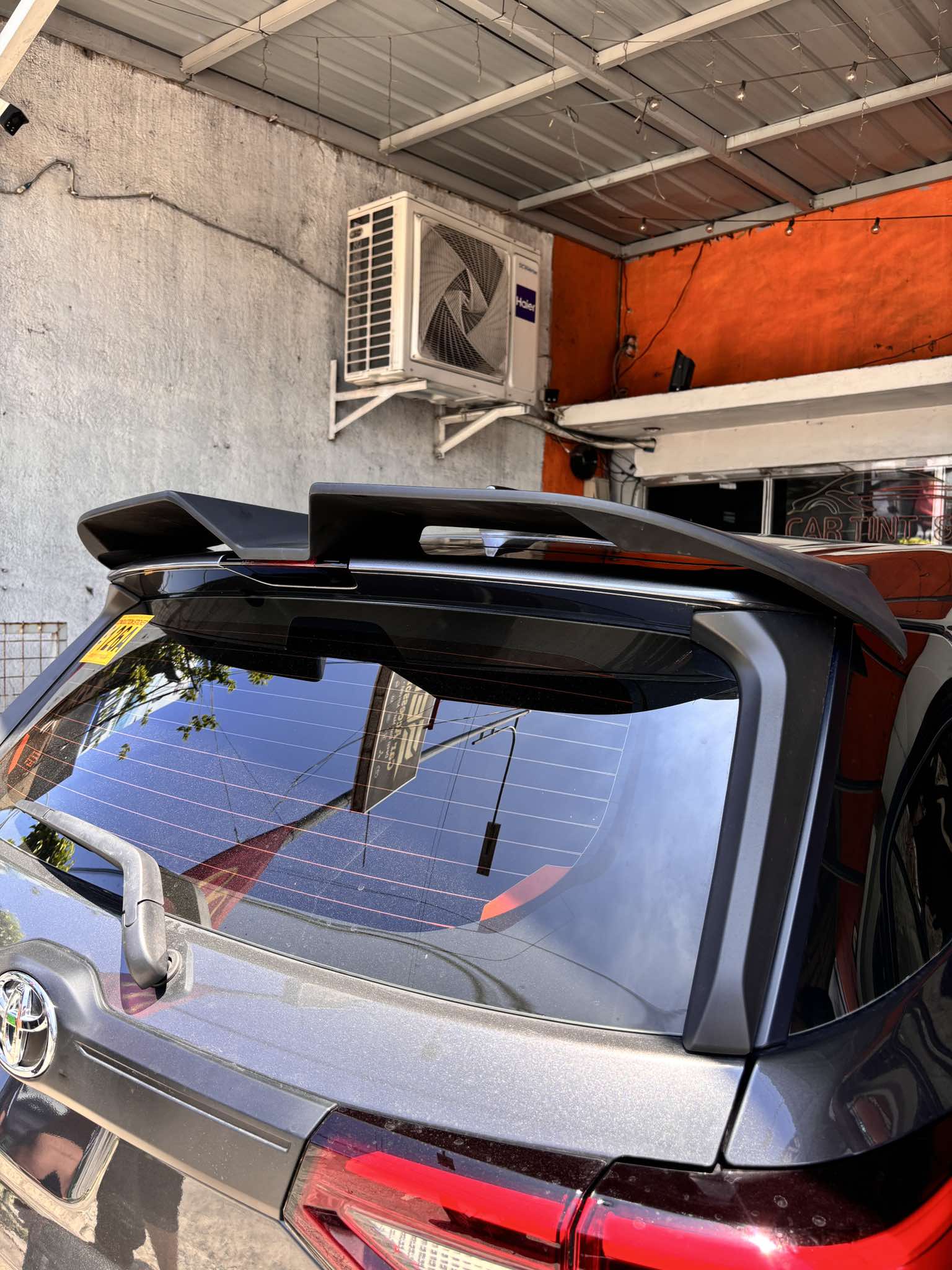 Toyota Raize Roof Wing Spoiler (Primer Black Finished) | Lazada PH